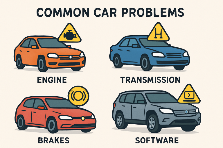 Most Common Car Problems Leading to Consumer Complaints and Recalls